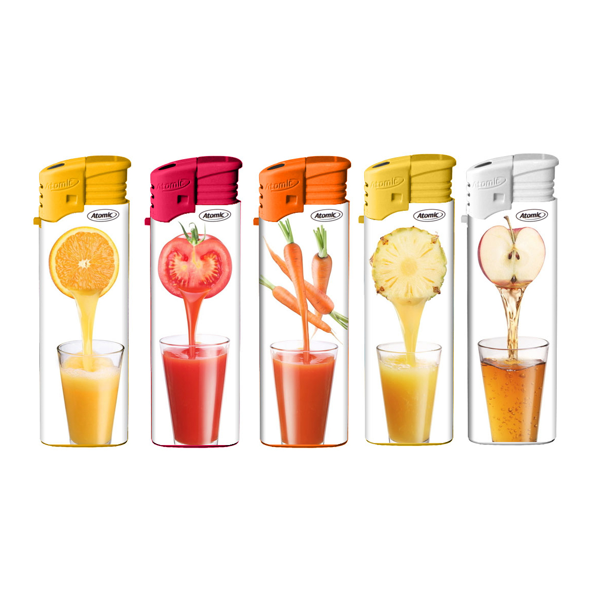 Brichete Atomic Maxi Colors Fruit Juice 50buc/display 1000buc/bax